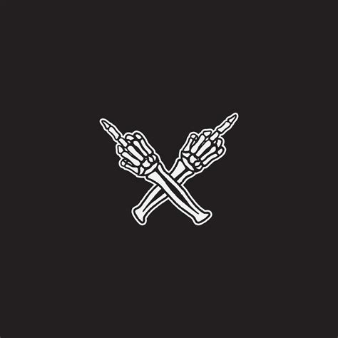 Os De La Main Du Majeur Dessin Illustration Art Vectoriel Chez Vecteezy