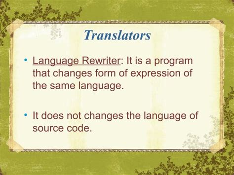Compiler Design Basics Ppt