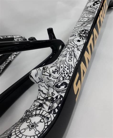 Custom Painted Mountain Bike Frame