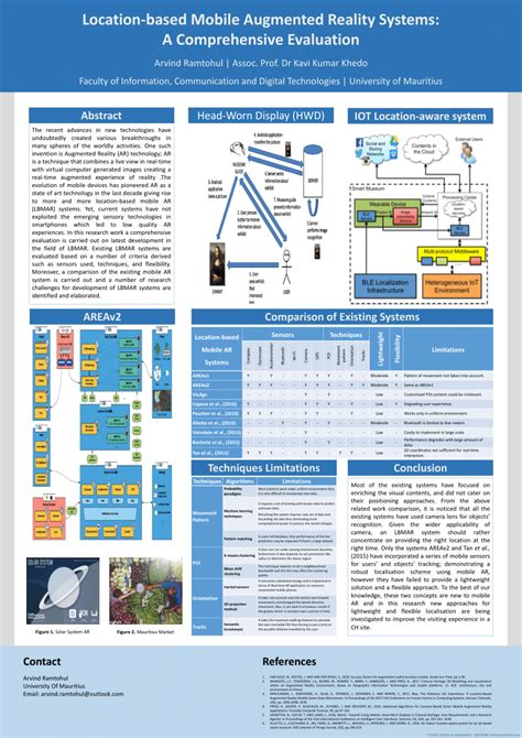 Pdf Location Based Mobile Augmented Reality Systemsa Comprehensive Evaluation