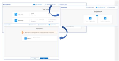 cloud backup search and restore support for on premise connector
