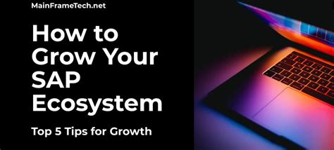 How To Grow Your SAP Ecosystem Main Frame Tech