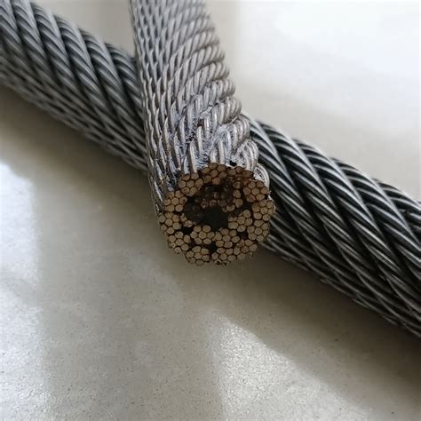 High Tensile Strength Anti Twist Steel Wire Rope 18X7 17X7 For Cableway