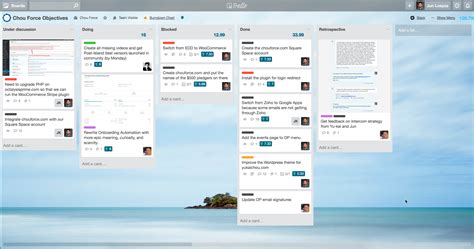 Stands Online Trello