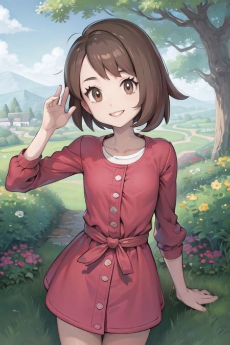 Pokemon Gloria Multiple Outfits Default Outfit Stable Diffusion Lora Civitai