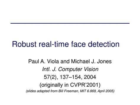 PPT Face Recognition And Detection PowerPoint Presentation Free Download ID 252436