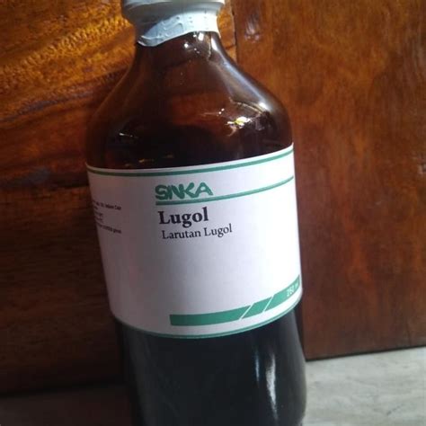 Jual Xie Lugol Larutan Lugol Lugols Iodine I3k 250 Ml Shopee