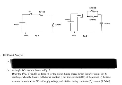 Solved Fig 1Fig 2RC Circuit Analysisa B A Simple RC Chegg