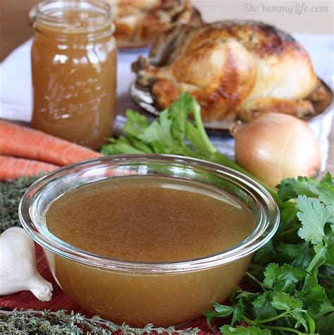 Nourishing Chicken Bone Broth In A Slow Cooker
