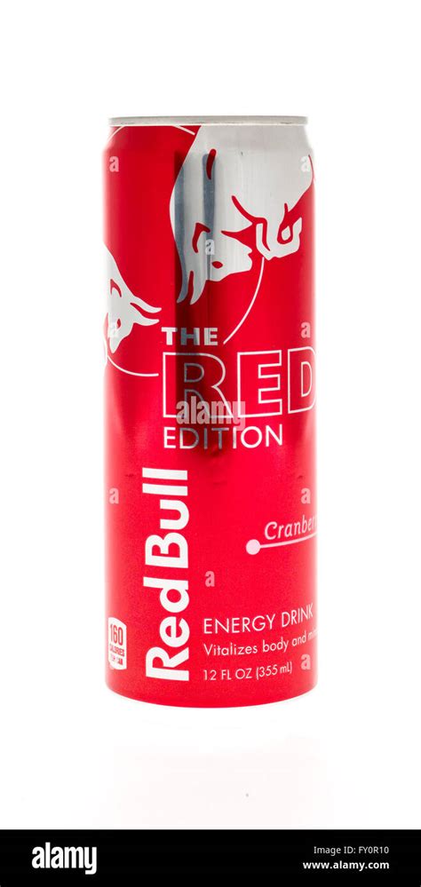 Winneconne Wi 17 May 2015 Can Of Red Bull Red Edition In Cranberry