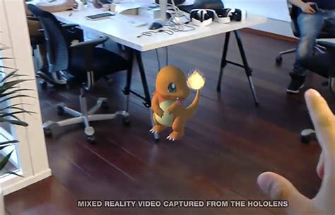 Developer Shows Fantastic Pokemon Go Demo For Microsoft Hololens Mixed Reality Glasses Hothardware