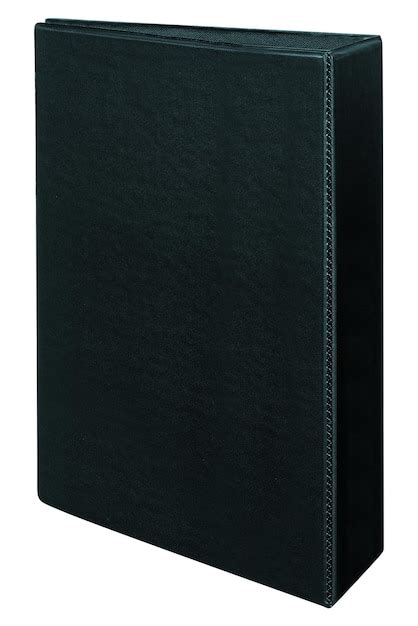 Premium Photo Black Folder Isolated On White Background