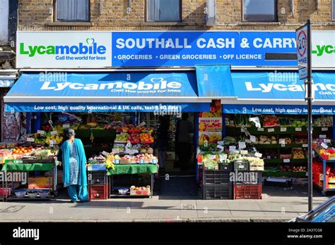 The Exterior Of An Indian Grocery Shop On Merrick Road Southall West