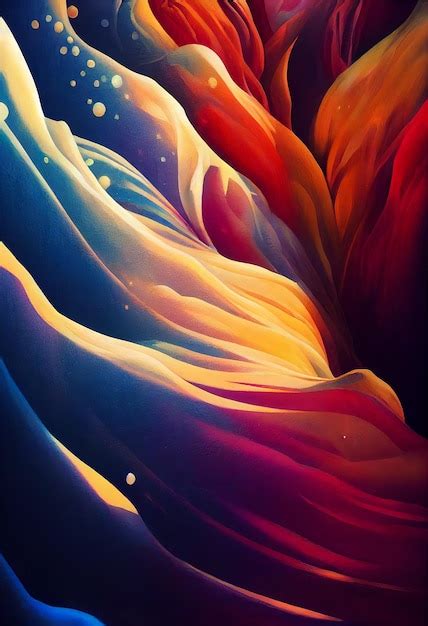 Premium Photo Abstract Colorful Waves Pattern