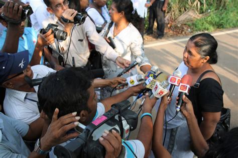 Wife Of Missing Sri Lankan Journalist Receives Threats Fip
