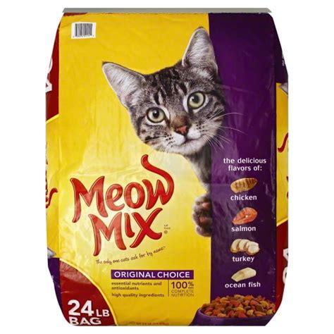 Meow Mix Original Choice Dry Cat Food 24 Pound