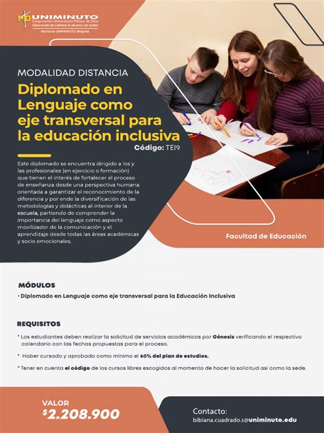 Diplomado En Lenguaje Como Eje Transversal Para La Educacion Inclusiva