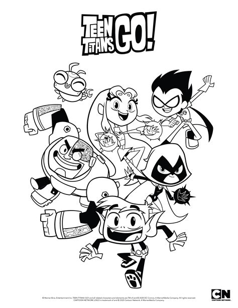 Cartoon Printable Coloring Pages
