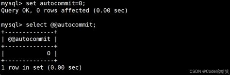 【mysql 保姆级教学】事务的自动提交和手动提交（重点） 上（13）mysql 手动提交事务 Csdn博客