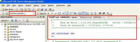 Pasos Para Ejecutar Un Script Por SQL Server Management Studio