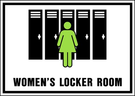 Womens Locker Room Sign