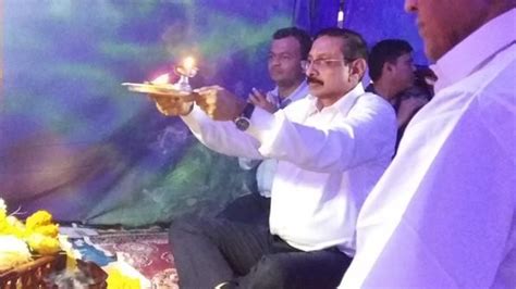 Ancy Maria Fernandes On Linkedin Parthasarathy V S Performing Ganesh Aarti Parelcha Maharaja