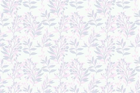 모노톤 파스텔 패턴 와 모양 식물 가지 나뭇잎 벡터 손 그리기 스케치 벽지 간단한 추상적 인 배경 와 잎 줄기 빛 Printing 패션 직물 벽지를 위한 디자인 가리기에