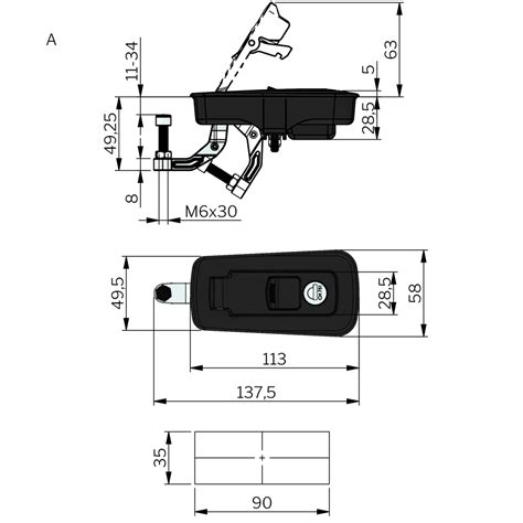 Best Compression Latch Black Ke Yed Ch751 Ues Hardware Ues Hardware