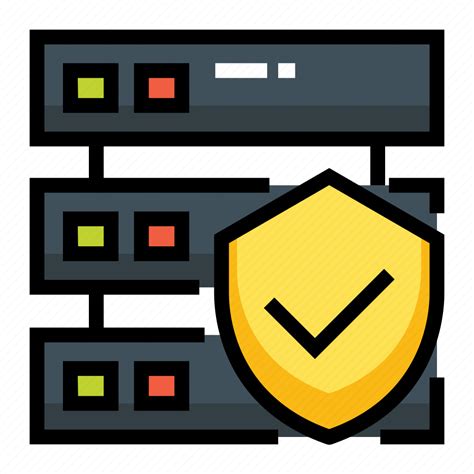Database Shield Protection Security Access Server System Icon Download On Iconfinder