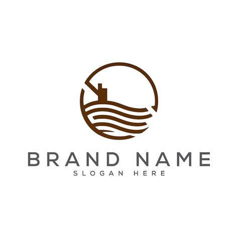 Premium Vector Real Estate Logo Design Vector Ocean Flow Template