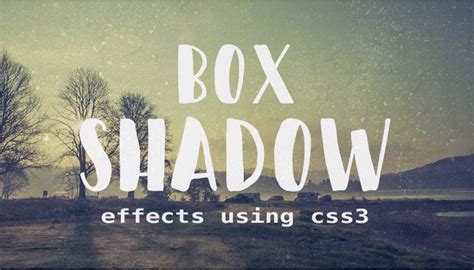 CSS3のbox shadowで影のエフェクトを付ける方法 css 背景に影 Penelope0on2