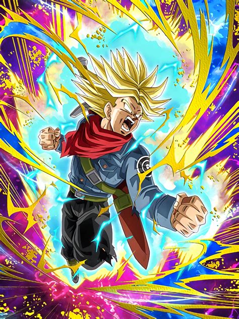 Unwavering Conviction Super Saiyan Trunks Future Dragon Ball Z Dokkan Battle Wikia Fandom
