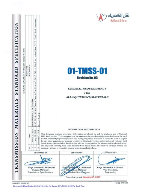 01 Tmss 01 Rev 03 Pdf Insulator Electricity Electrical Substation
