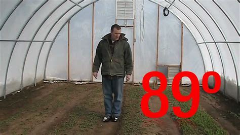 Winter Growing In A Greenhouse Youtube