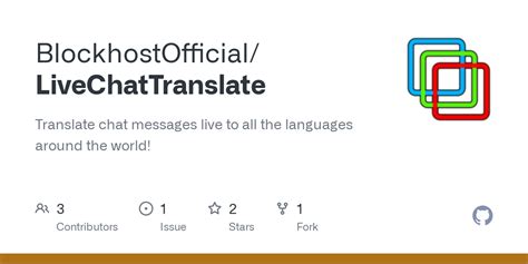 Github Blockhostofficial Livechattranslate Translate Chat Messages Live To All The Languages
