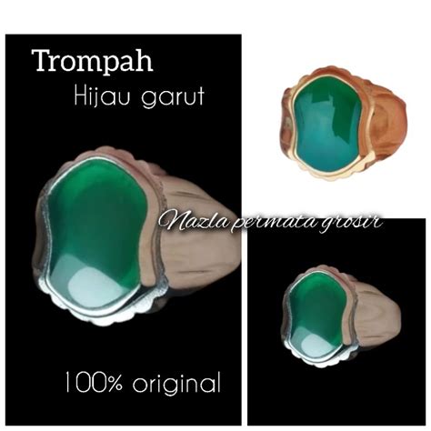 Jual Trompah Nabi Batu Hijau Garut Garansi Batu Alam Shopee Indonesia