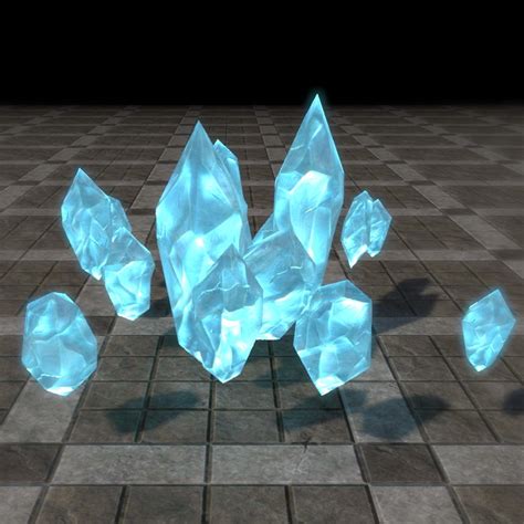 File On Furnishing Blue Crystal Cluster Medium  Uesp Wiki The Unofficial Elder Scrolls Pages