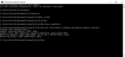 Crear En Windows Un Comando Para Generar Un Nuevo Proyecto De Angularjs By Gerardo Herrera
