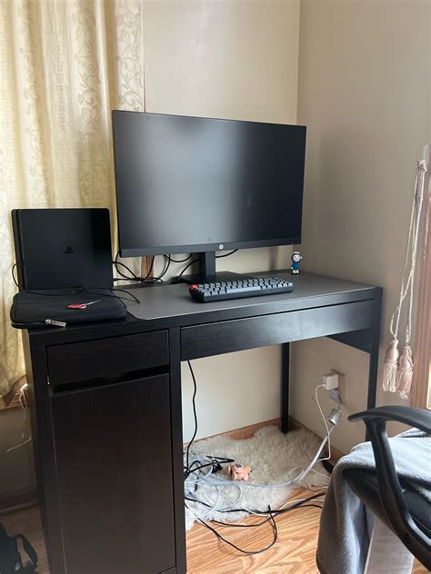 Before After Of Wife S Desk Setup A Monitor Mount Arm On OFF
