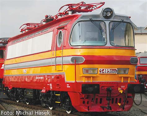 PIKO 47549 TT Elektrická lokomotiva S489 0 Laminátka ČSD Ep IV DCC