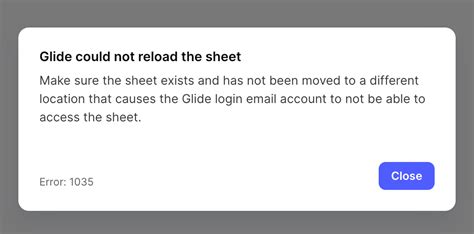 Glide Could Not Reload The Sheet Sync With Airtable Ask For Help