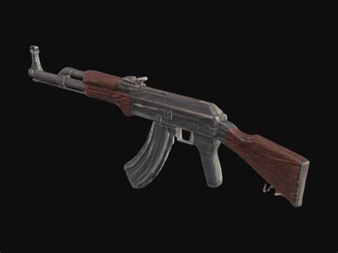 Ak 47 Rifle Download Free 3d Models Generated With Meshy Ai By Neoharry011