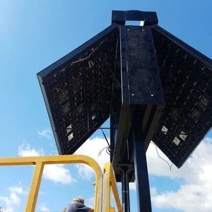 Led Sign Outdoor Full Color Double Sided Led Programmable Message Digital Sign Board Buy