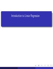 Understanding Linear Regression Concepts And Applications Course Hero