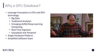 Operationalizing Machine Learning Using GPU Accelerated In Database Analytics PPT