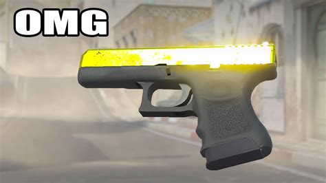 Cs2 Made This Skin Gold🔥🔥 Cs2 Updated Glock 18 Brass New Updated Cs2