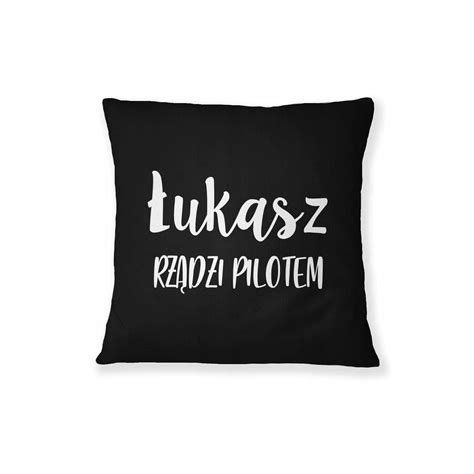 Poduszka rządzi pilotem Poduszka personalizowana Prezent dla Męża Taty SCP Cena Opinie