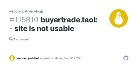 Site Is Not Usable · Issue 115810 · Webcompat