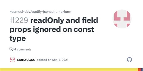 Readonly And Field Props Ignored On Const Type · Issue 229 · Koumoul