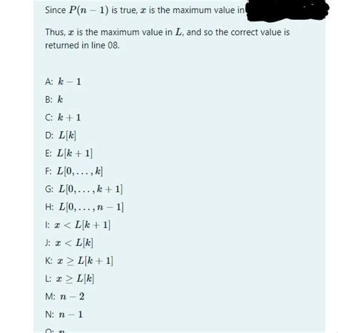 Solved Consider The Following Algorithm For Finding The Chegg